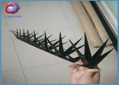 China Big Size Metal Anti-theft Wall Security Spikes 1m Per Piece With PVC Coated for sale