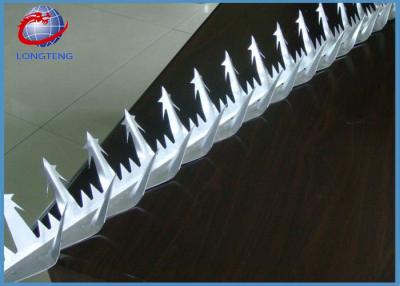 China Garden Security Anti Burglar Metal Fence Spikes Silver Color  Big Size for sale