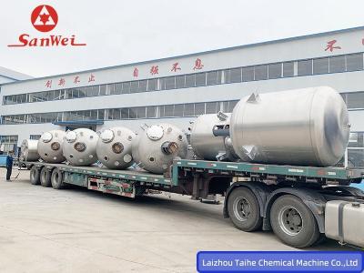 Cina Grado di vuoto -0,098 Mpa Reattore a batch di serbatoio a mescolazione continua industriale in vendita