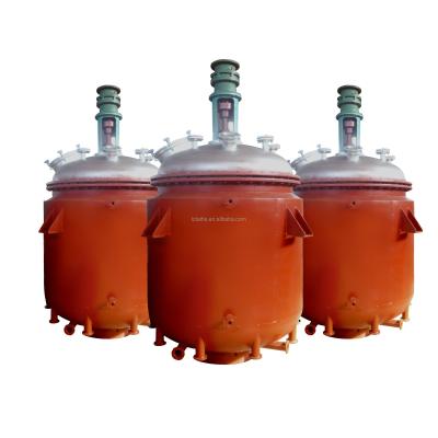 China Reator de chapa de aquecimento elétrico revestido de PTFE de 1000L para reação contínua de tanque de agitação à venda