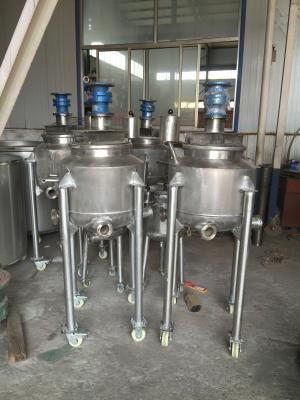 China 100L Acrylic Resin Reactor for Saponification Urea Production and Triple Jacketed Leaching for sale