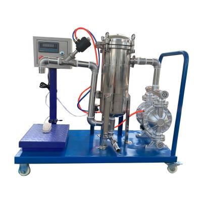 Cina Buon prezzo liquido pesando vernice imballaggio macchina di riempimento in vendita