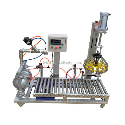 Cina Comodo semiautomatico 5 galloni macchina di riempimento del secchio di vernice per contenitori di plastica in vendita
