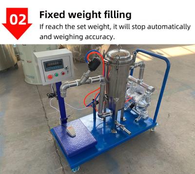 Cina Comodo semiautomatico 5 galloni macchina di riempimento del secchio di vernice per contenitori di plastica in vendita