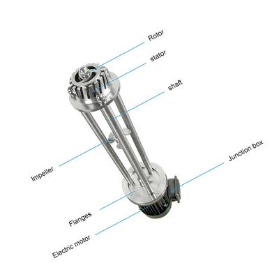 Cina Componenti del nucleo motore Emulsionatore ad alta dispersione Omogenizzatore Cosmetico Emulsionatore Miscelatore Prezzi in vendita