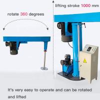 China SUS304 Industrial Paint Mixing Machine 15KW 1000kg Hydraulic Lift Ex Proof for sale