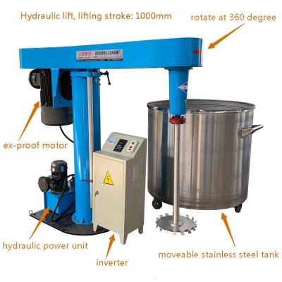 Cina Prodotti chimici Materiali trasformati Serbatoio di miscelazione ad alta velocità Linea di produzione Capacità 0,4-75kw in vendita
