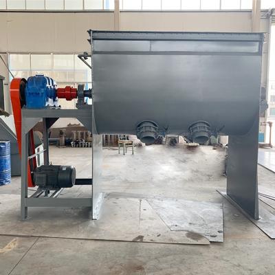 中国 1600 KG 肥料 混ぜ機 客が要求する電圧を持つ水平リボンブレンド粉末混ぜ機 販売のため