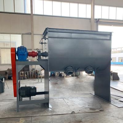 中国 1600 KG 肥料 混ぜ機 客が要求する電圧を持つ水平リボンブレンド粉末混ぜ機 販売のため