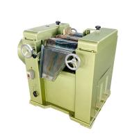 China S150 Lab Mini Grinding Triple Roll Mill Machine 150mm Roller for Paste Material Soap Paint Ink for sale