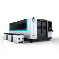China 3015 CNC Metal Pipe Laser Cutting Machine 6000W Raycus Fiber Laser Cutter for Steel for sale