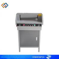 China Automatic Electric Paper Cutter 450mm Cutting Width 750W Industrial Guillotine for sale