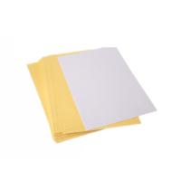 China White 1mm PVC Sheet Water Based Pressure Sensitive Adhesive Custom Sizes Available for sale