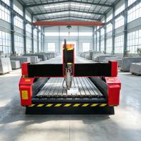 China 2D 3D CNC Stone Carving Machine 1200x1200mm Tombstone Engraver with 6kW Spindle for sale