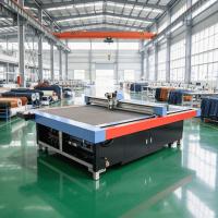 China 380V Oscillating Cutting Machine 1600x2500mm Car Mat Fabric Leather CNC Knife Cutter for sale