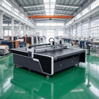 China 380V Oscillating Vibrating Cutting Machine Rdcam Fiberglass PVC Leather Cutter 1600x2500mm for sale