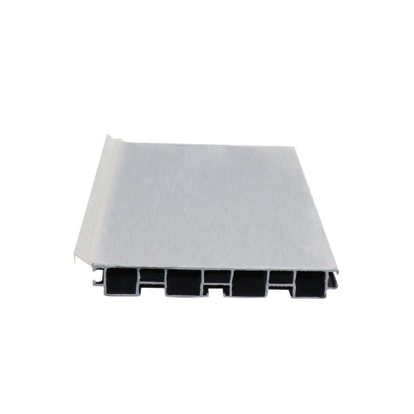 Quality Sliver PVC Cornice Skirting Line for Interior Decorative Plastic Base Board for sale