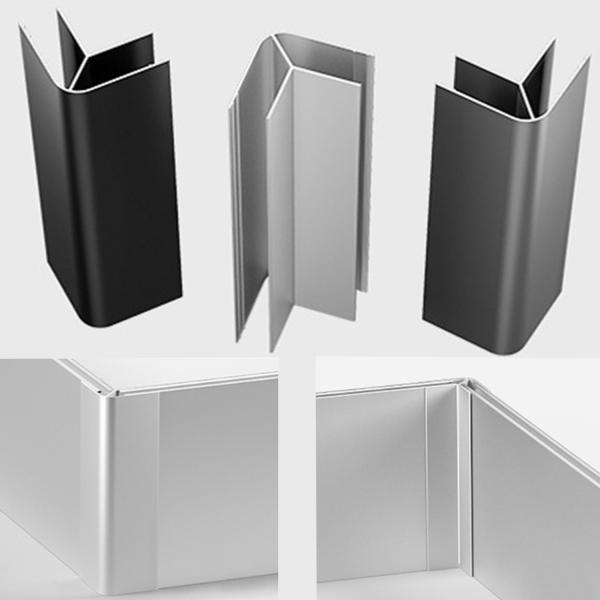 Quality Laminate Flooring Decorative PVC Skirting Board Corner with Printing and UV for sale