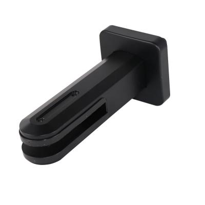 China Simple Style AA6063 Aluminum Swimming Pool Fence Floor Mounted Glass Railing Spigot Clamp for sale