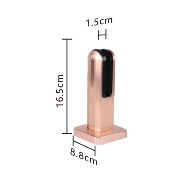 Quality Simple Design Pool Fence Glass Posts Aluminum Glass Holder for Sophisticated for sale
