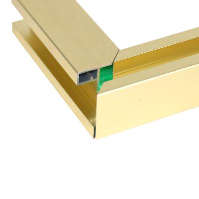 China Aluminium balkonhandrailrail voor trappositie in zwart/grijs/goud/rozengoud/zilver Te koop
