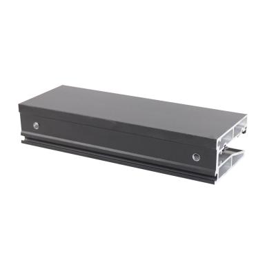 China Aluminum U Channel Balustrade Handrail Fixed Fitting for Frameless Glass Flooring Mounted for sale