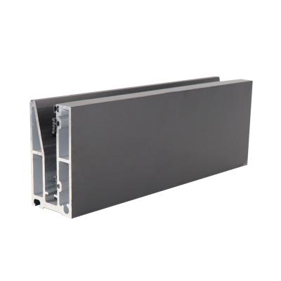 China 3.5m Glass Railing U Channel Clamp for Staircase and Balcony Glass Enclosure Undercut for sale