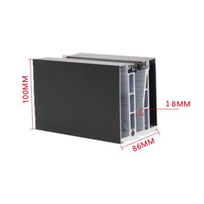 China Aluminiumprofiel voor glazen balustrade 3,6 m / stuk Verpakking Inbegrepen Te koop