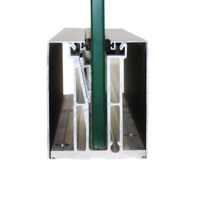 China Aluminiumprofiel voor glazen balustrade 3,6 m / stuk Verpakking Inbegrepen Te koop