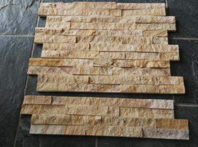 China Sandstone Crude stacked stone wall cladding for exterior for sale