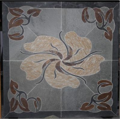 China Water knife decorative design figure parquet Slate Flooring tiles for sale