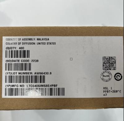 China LTC6406IMS8EPBF High Speed Operational Amplifiers 800 MHz Low Noise Rail To Rail Te koop