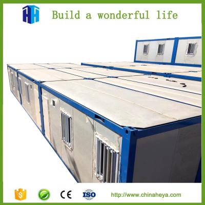 China nepal finished mobile flatpack steel structure container camp house wood China supplier for sale