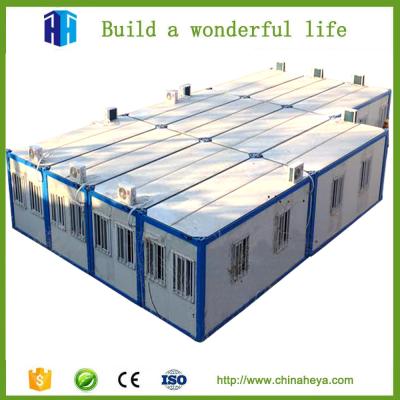 China Modular shipping container workers mobile camp temporary building for sale