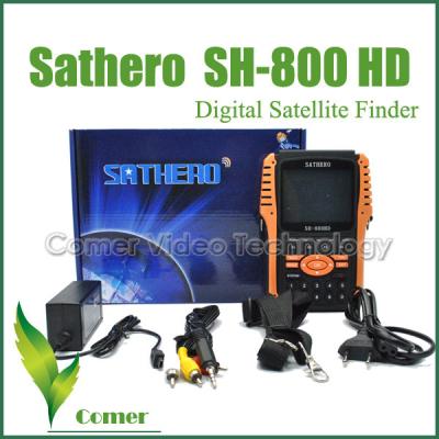 China DVB-S/S2 3,5 inventor satélite Handheld Sathero SH-800HD de Digitas da tela da polegada HD TFT LCD à venda