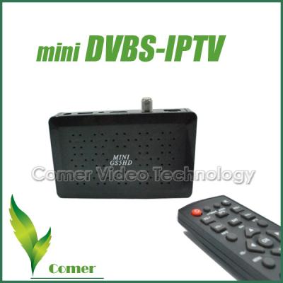 Chine Ethernet RS232 l'Europe IPTV+DVB-S2, boîtier décodeur noir de HDMI 3G Digital Hd à vendre