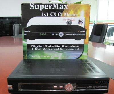China MPEG-2 / DVB Teletext NTSC / PAL Satellite TV Receivers Supermax 1*1 CICX for sale
