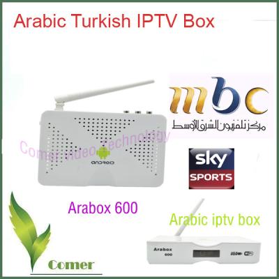 Chine 1080P noyau de l'androïde 4,2 turcs kurdes de boîte de la Manche IPTV double avec 200 canaux de HD à vendre