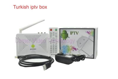 Chine La boîte androïde du turc IPTV de Rockchip RK3066, turc de WIFI achemine la boîte 802,11 b/g/n de TV à vendre