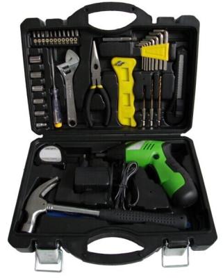 中国 携帯用コードレス 38pcs 再充電可能な電気スクリュードライバーのドリルは家 DIY 用具のために置きました 販売のため