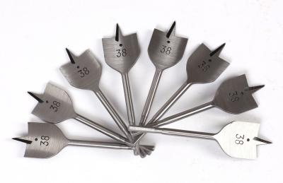 China High Speed 40mm Flat Wood Drill Bit For Metal / Wood , Wood Spade Drill Bits 1.5