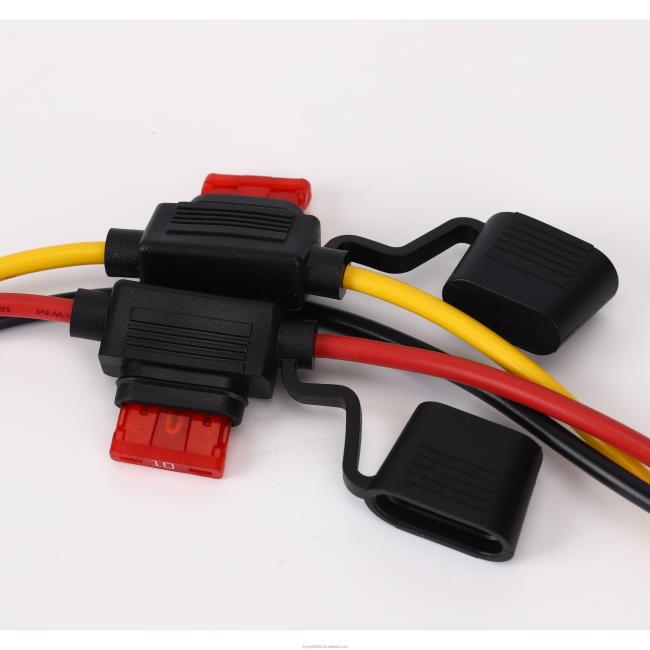 Custom wire harness fuse holder assembly