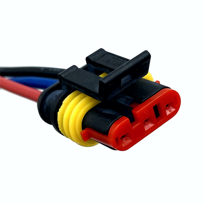 Custom cable assembly with color-coded wires