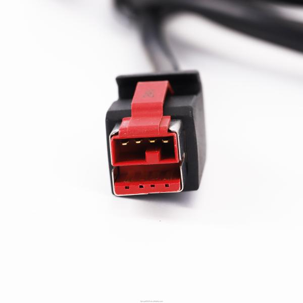 Quality 5A Nylon 24V Powered USB Cable To USB-B Male And Hosiden Plug For Printer for sale