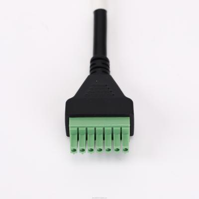 China PVC-isolierter Kabelbaum mit Klemmenblock für elektronische Anwendungen, kundenspezifische Länge und 100%ige Testinspektion zu verkaufen