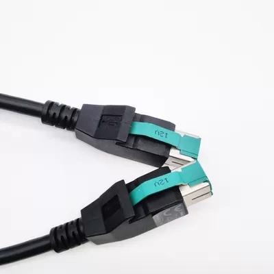 China Foil And Braid Shielded PoweredUSB Cable with 1.8 Meters Length and Operating Temperature -20°C to +60°C for Reliable Data and Power Transmission for sale
