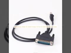 コンネクタ 男性 RJ45 プリンタ 15 ピン D SUB 拡張ケーブル