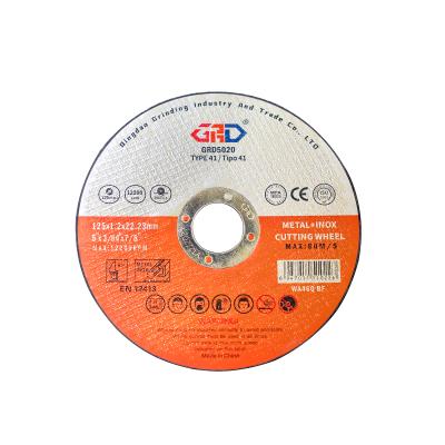 China Direct Supplier Ultrathin 125mm*1.2mm*22.2mm Cutting Wheel for Metal & Stainless Steel Cutting Disc Cut off Wheel for sale