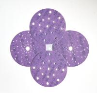 Quality Wholesale Sandpaper Purple Ceramic Sanding Disc 150mm 6 Inch Hook and Loop for sale