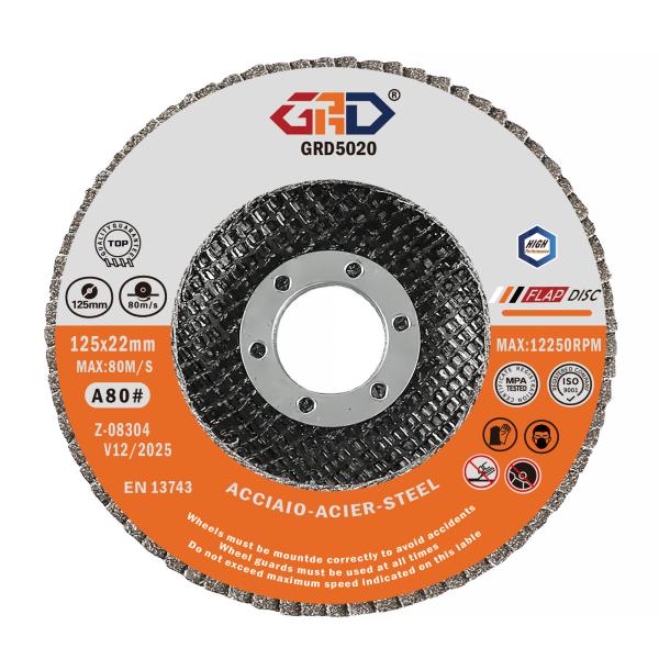 Quality High Hardness 125mm Grinding Machine Metal Abrasive Polishing Flap Wheels for sale